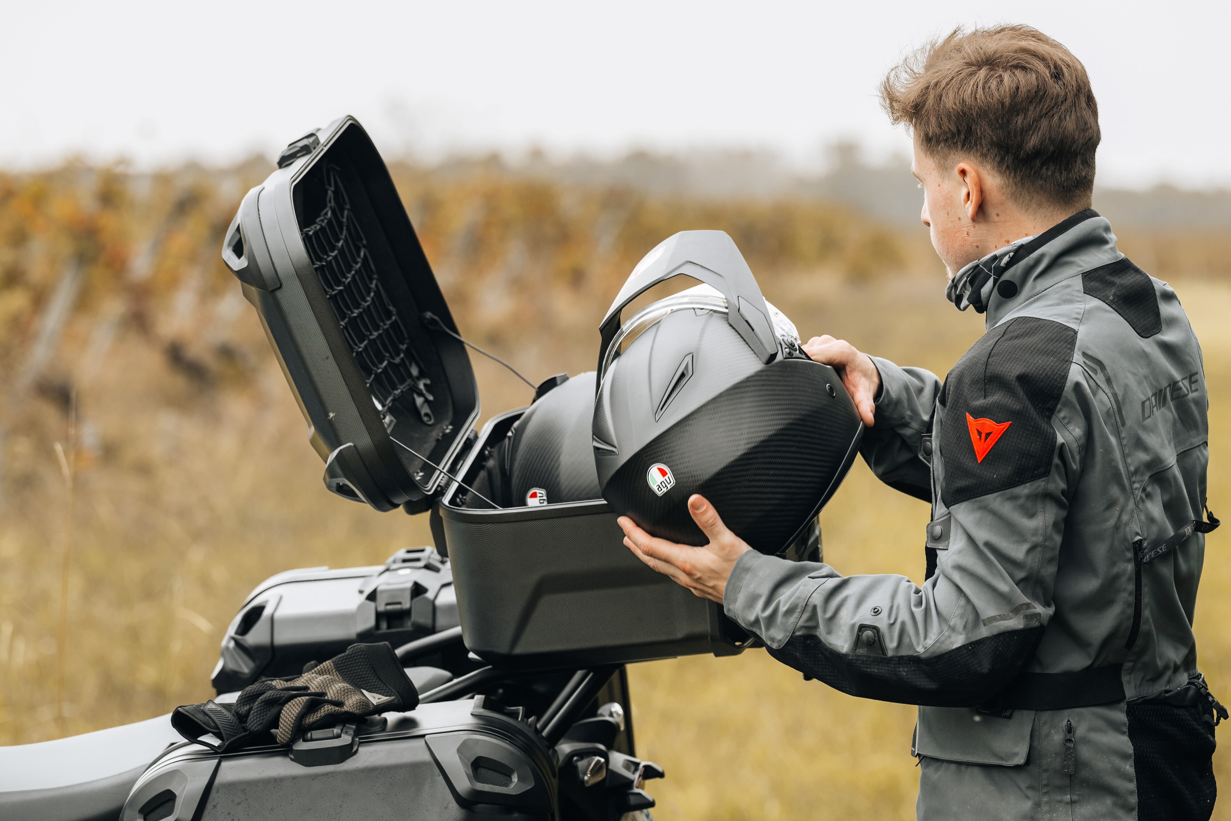 Get a Big Two Helmet Top Box, From SW Motech - Moto Gold UK